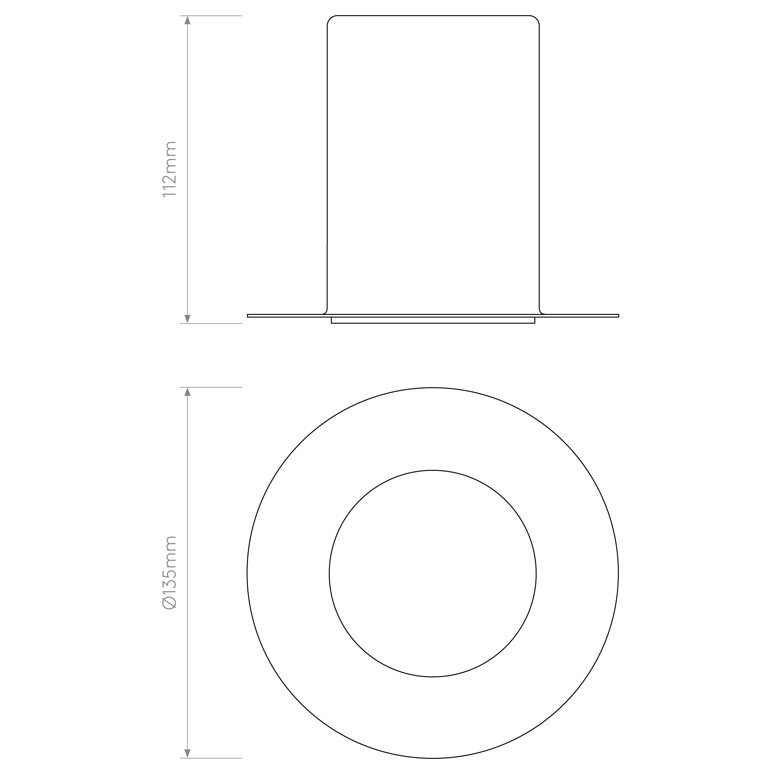Astro Trimless Round White LED Downlight | UKES