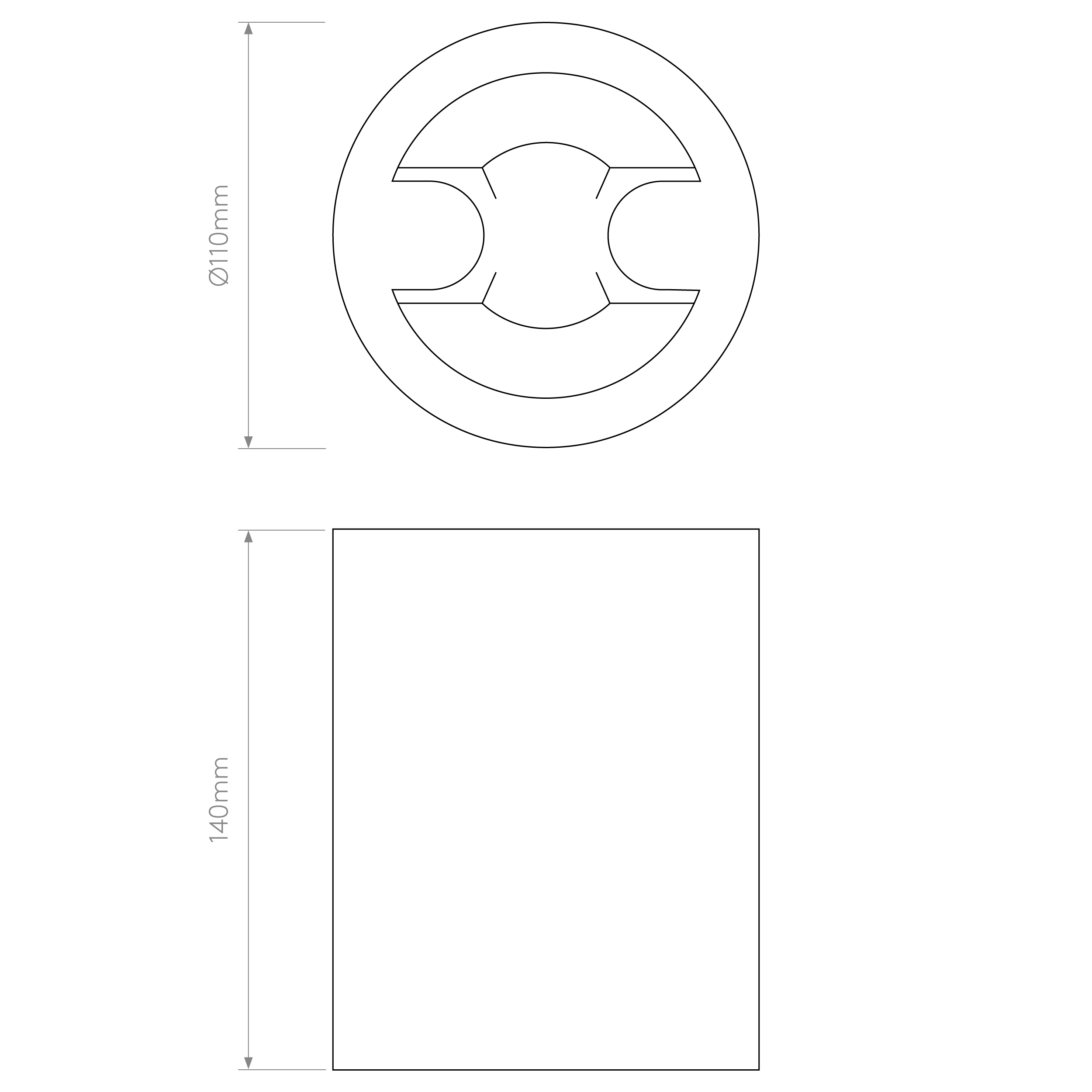 Astro Osca 140 Round Plaster Downlight (1252003) | UKES