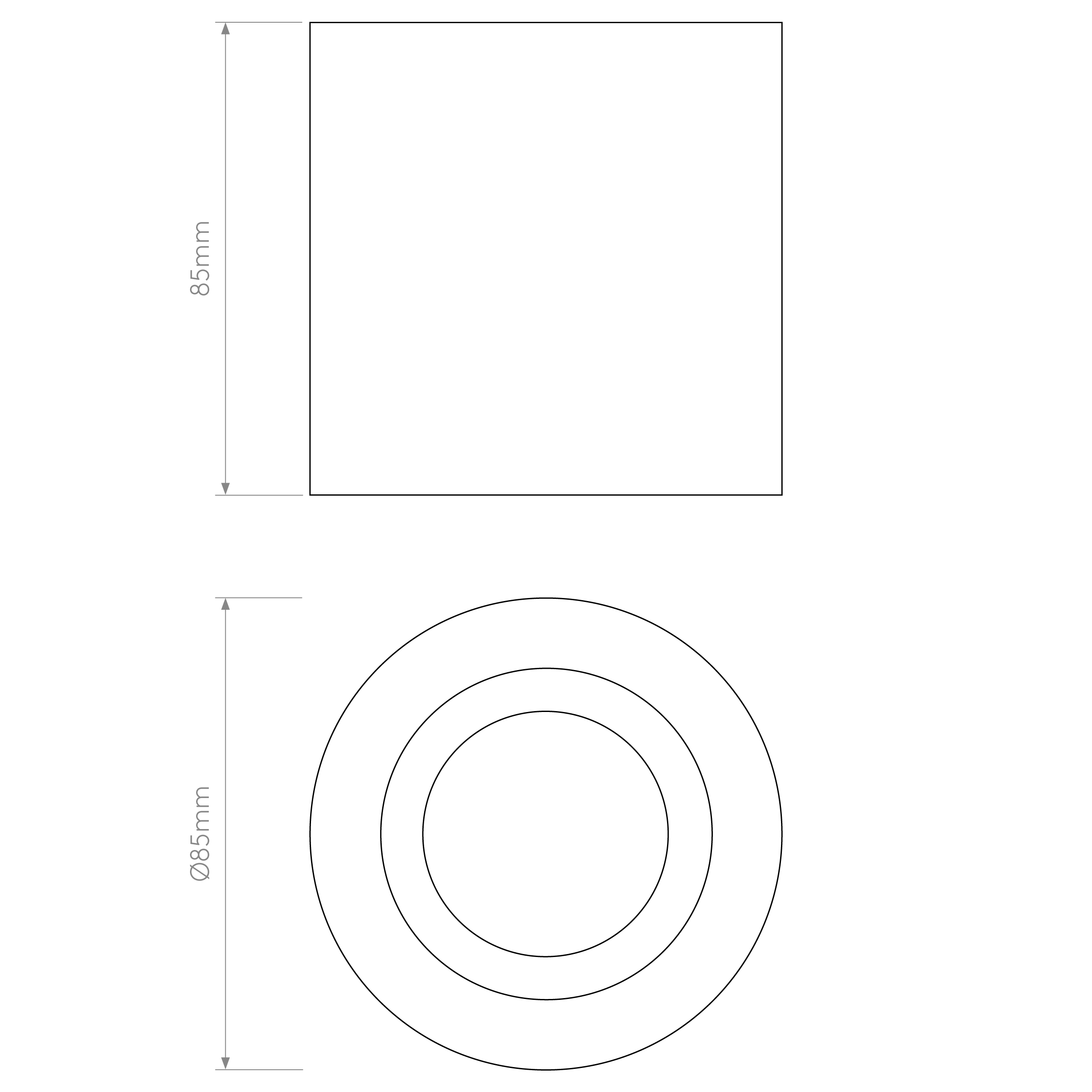 Astro Kos II Matt White Bathroom Downlight (1326039) | UKES