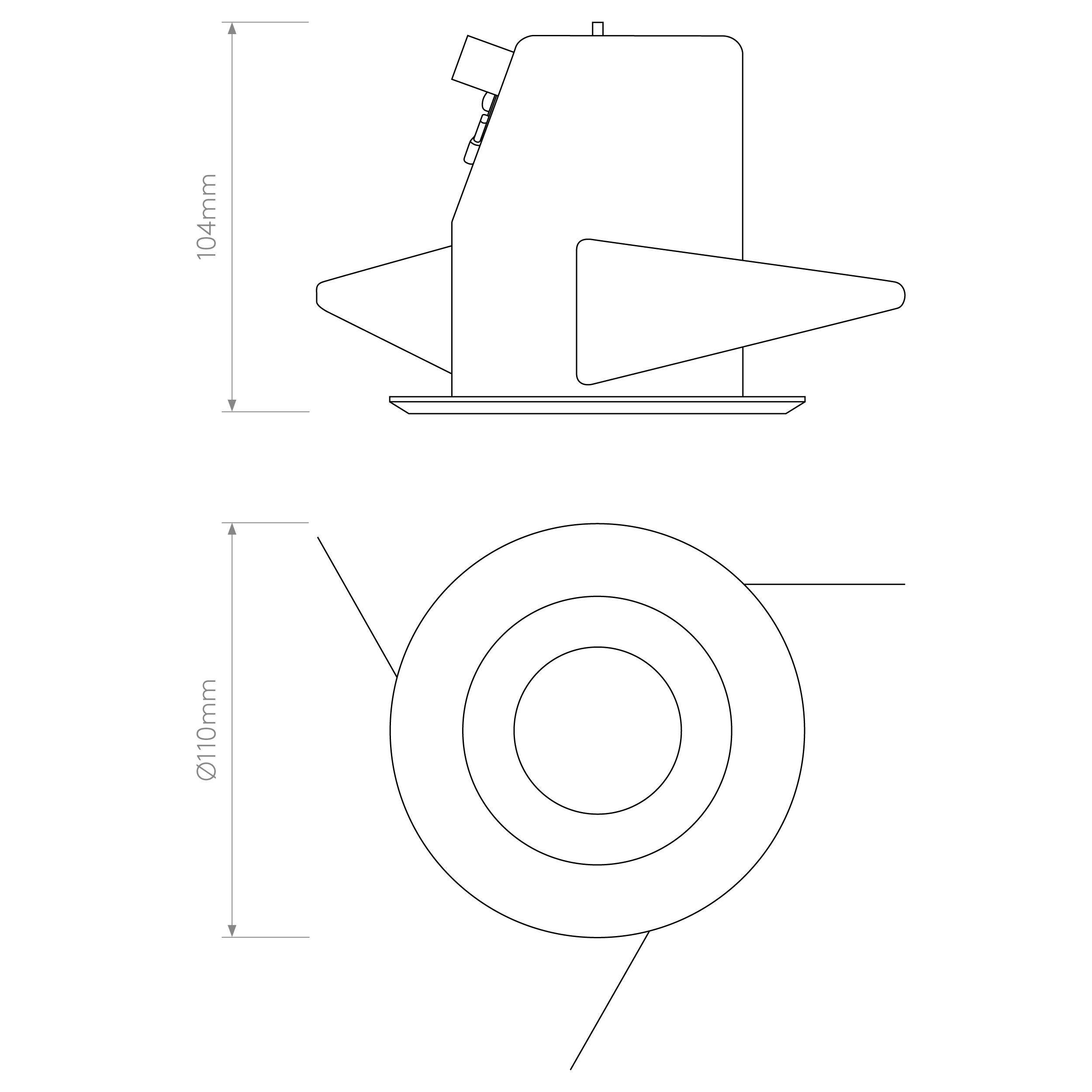 Astro Solway Solid Brass Round Outdoor Downlight (1416004) | UKES