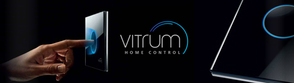 Vitrum black switch fascias at UK Electrical Supplies