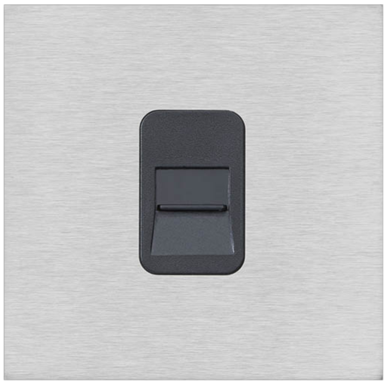 Hamilton Sheer G2 Satin Steel 1 Gang Secondary Telephone Extension ...