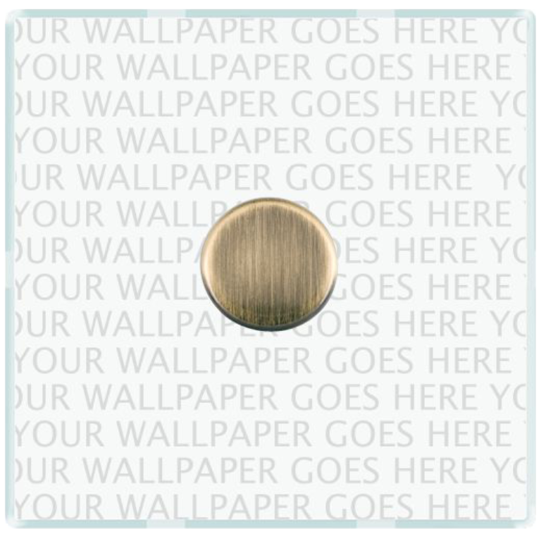 Hamilton Perception CFX Clear 1 Gang 250W 2 Way Push On/Off Rotary LED ...