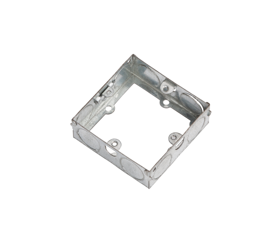 Knightsbridge 1 Gang 25mm Galvanised Steel Extension Box | UKES