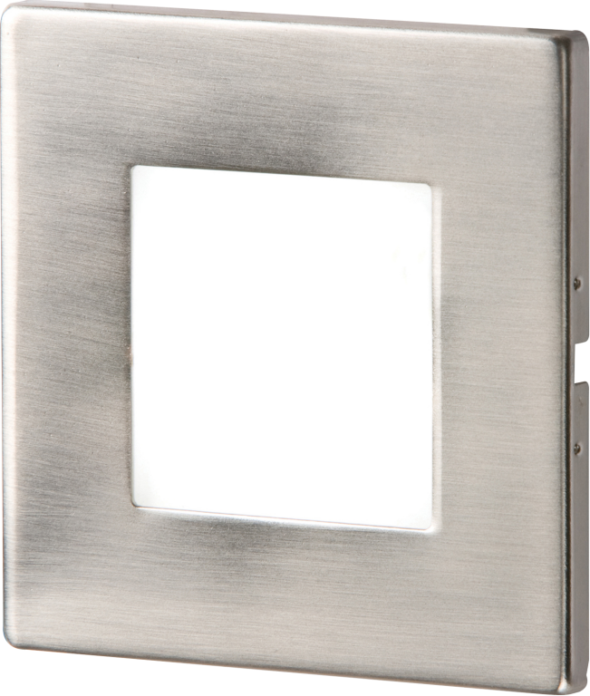 Knightsbridge 1W 6500K Recessed Stainless Steel LED Wall Light | UKES