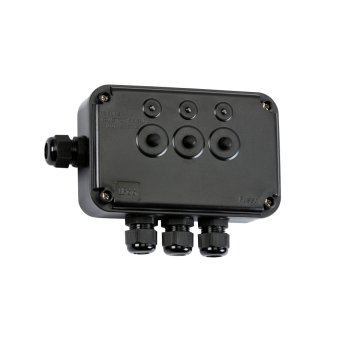 Knightsbridge Weatherproof IP66 13A 3 Gang Outdoor Switch Box - Black ...