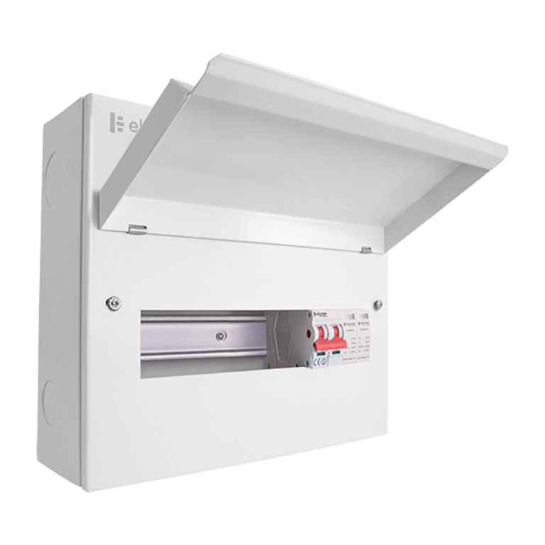 Elucian 8 Way Consumer Unit - 100A Mains Switch, T2 Surge Protection ...