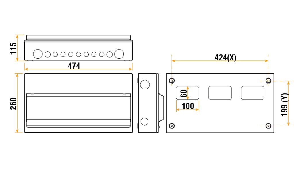 Elucian 18 Way Consumer Unit - 100A Mains Switch, T2 Surge Protection ...