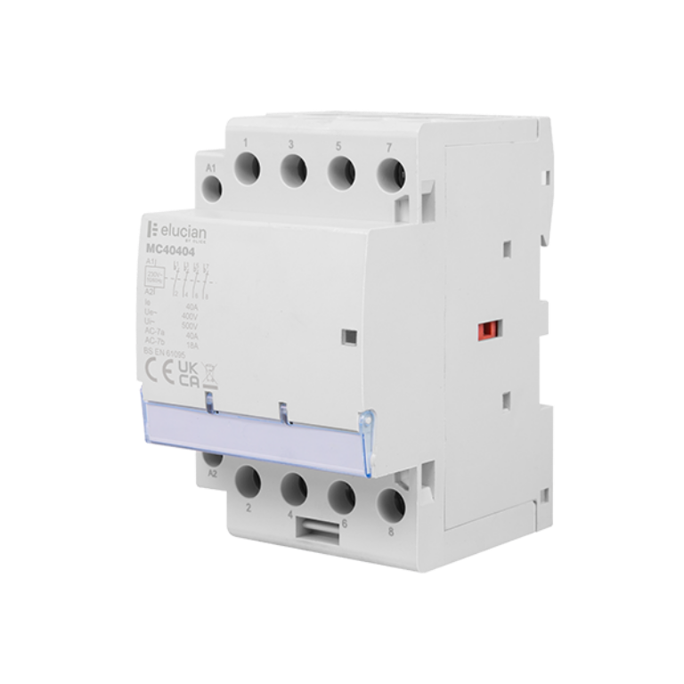 Elucian 4 Pole 3 Module 40A Modular Contactor - 4xNormally Closed ...