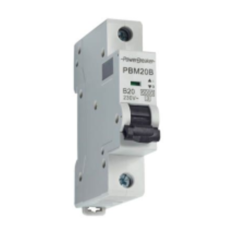 PowerBreaker 20A Type B 6kA Single Pole MCB | UKES