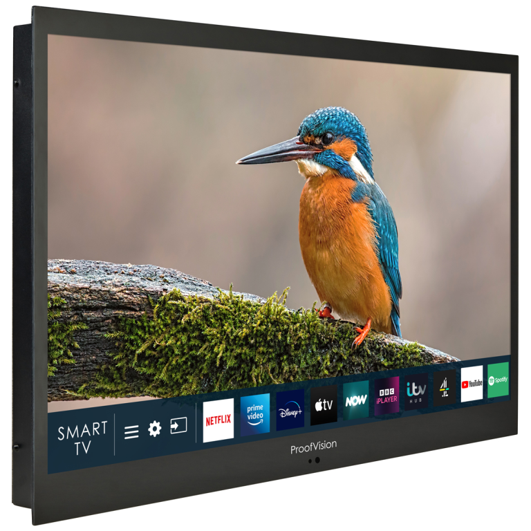 ProofVision Premium Smart 27 Inch Waterproof Bathroom TV with Black ...