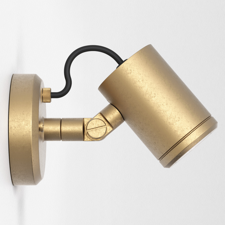 Astro Jura Single Spot Solid Brass Spotlight | UKES