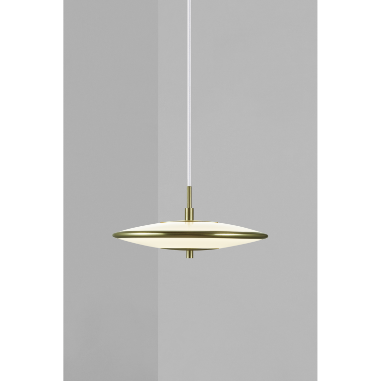 Nordlux DFTP Blanche 32 Brass LED Pendant Light | UKES