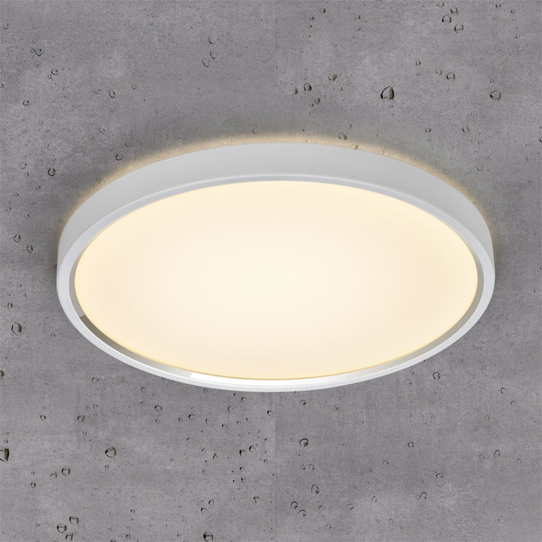 Nordlux Noxy 17W White Bathroom LED Ceiling Light | UKES