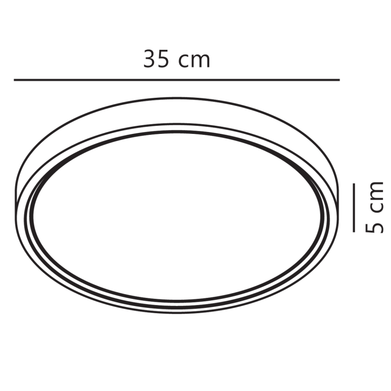 Nordlux Noxy 17W Black Bathroom LED Ceiling Light | UKES