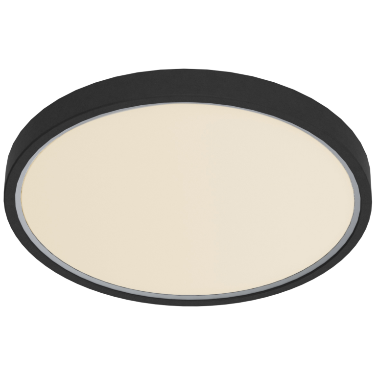 Nordlux Noxy 17W Black Bathroom LED Ceiling Light | UKES