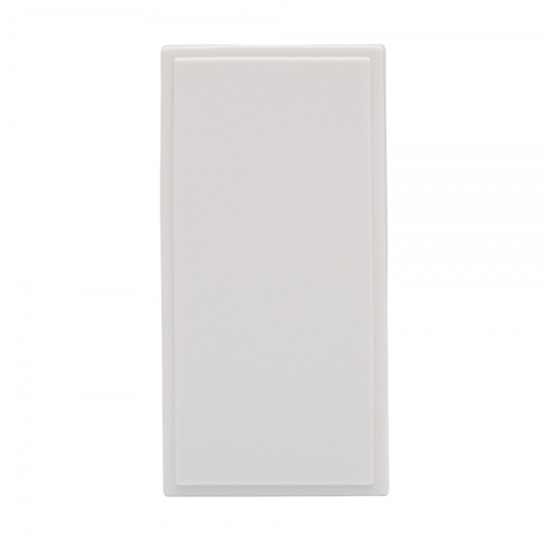 Retrotouch White Blank Plate Module - 25x50mm | UKES