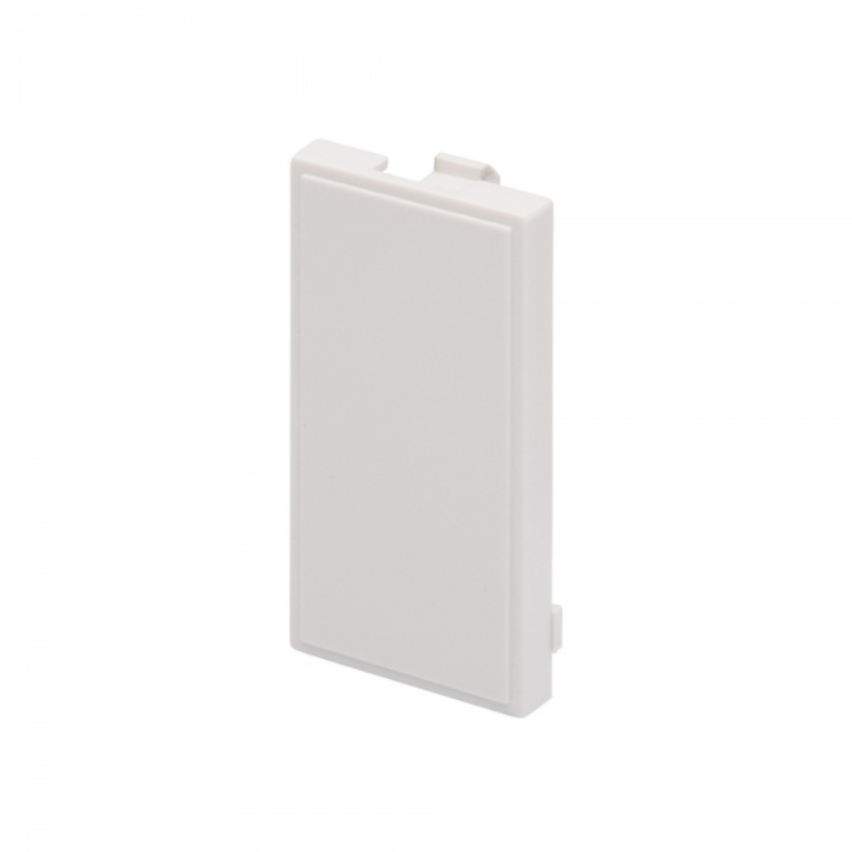 Retrotouch White Blank Plate Module - 25x50mm | UKES