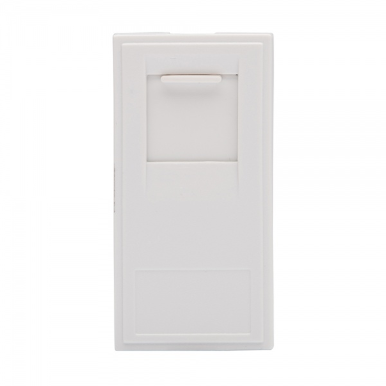 Retrotouch White CAT6E Socket Module - 25x50mm | UKES