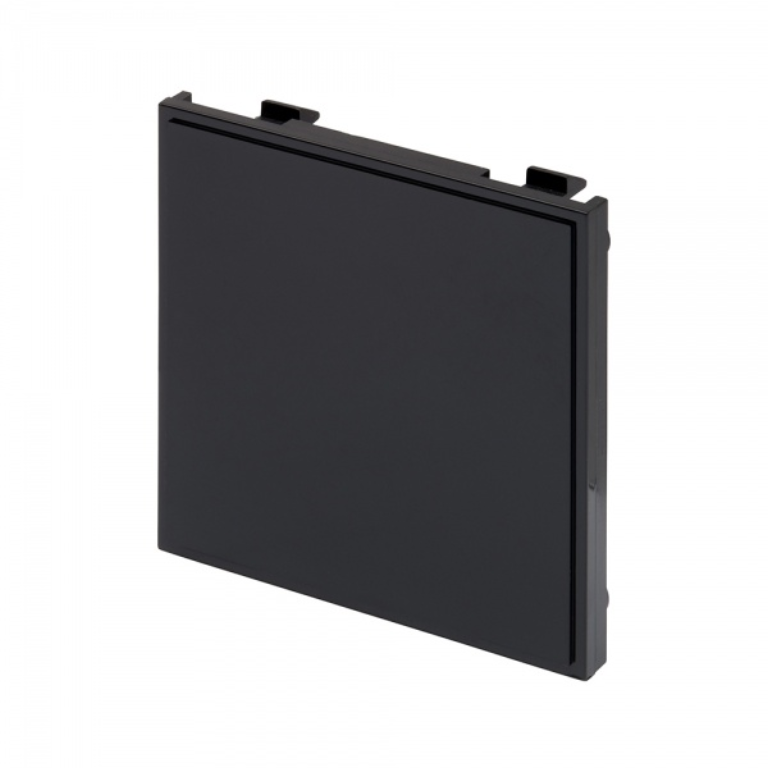 Retrotouch Black Blank Plate Module - 50x50mm | UKES