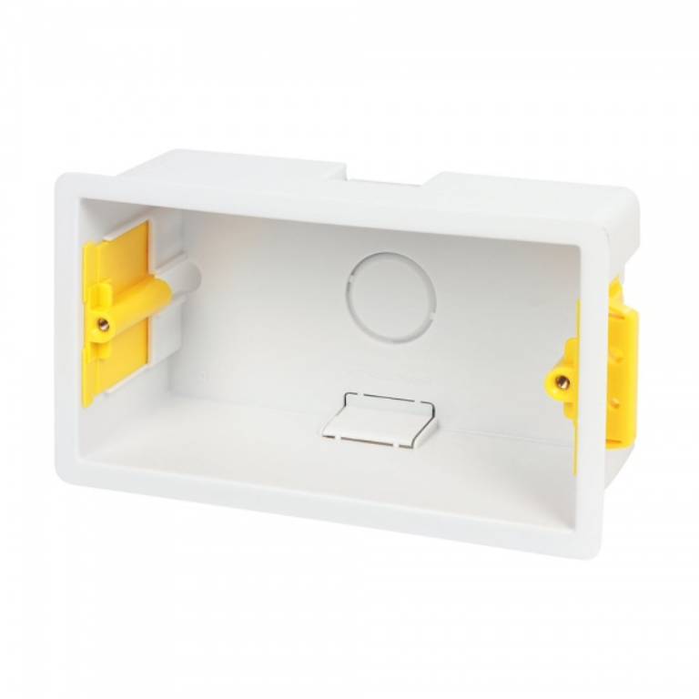Retrotouch Double Dry Lining Back Box - 47mm Depth | UKES