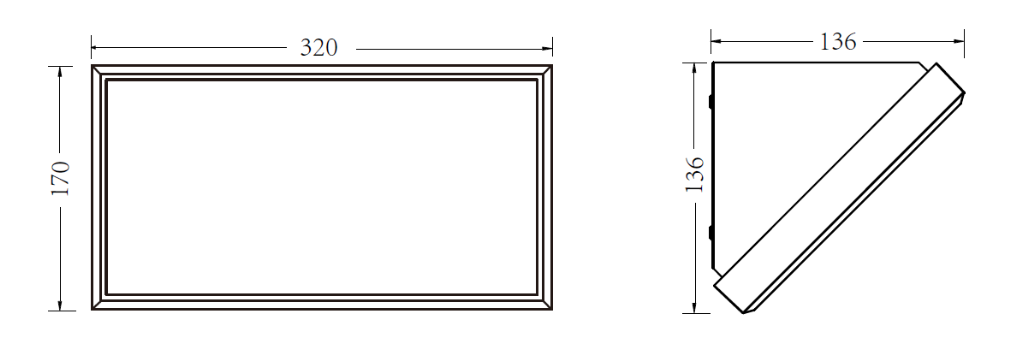 Knightsbridge IK08 21W Black CCT Adjustable Polycarbonate Outdoor LED ...