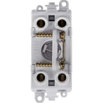Click GridPro Brushed Stainless 20A Flex Outlet Module with Grey ...