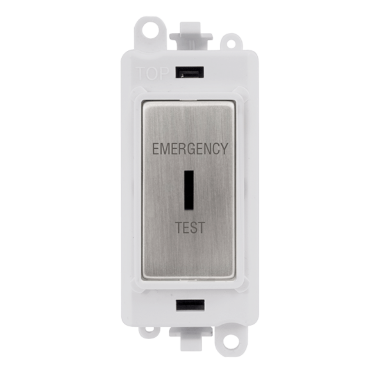 Click GridPro Stainless Steel 20AX Double Pole Emergency Test Keyswitch ...