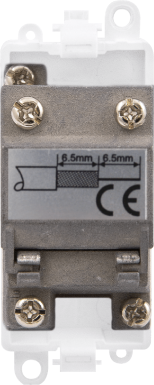 Click GridPro Polar White Female Coaxial Module | UKES