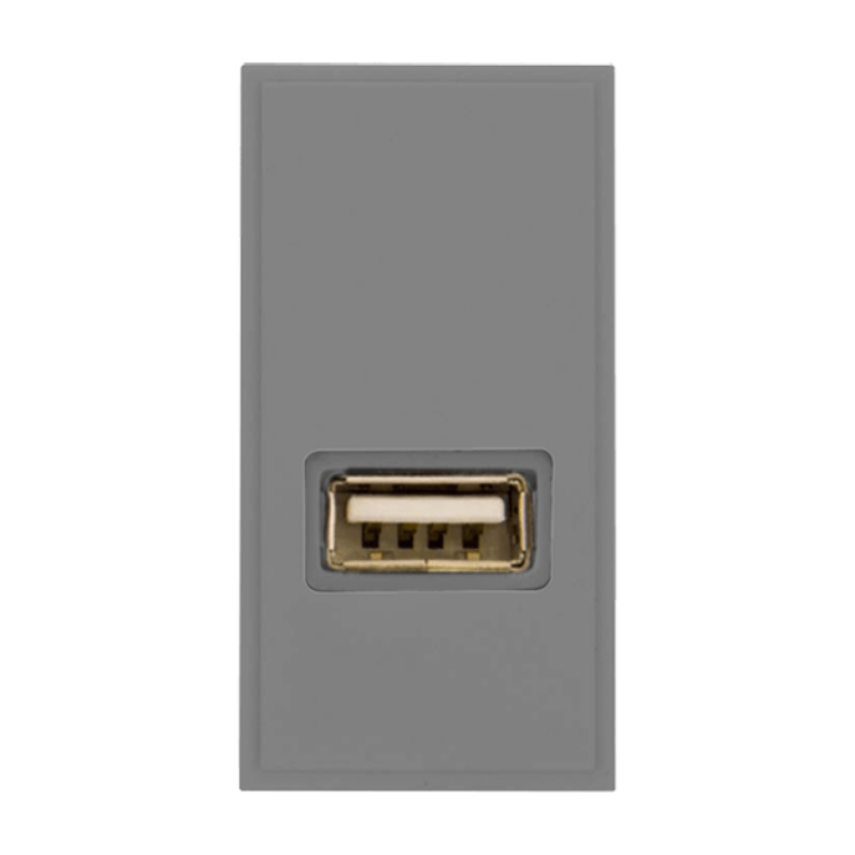 Click New Media Grey USB Throughput Module with Fly-Lead | UKES