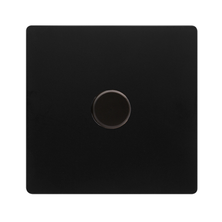 Click Definity Complete Matt Black 1 Gang 2 Way 100W Dimmer Switch with ...
