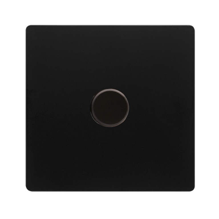 Click Definity Complete Matt Black 1 Gang 2 Way 100W Dimmer Switch with ...