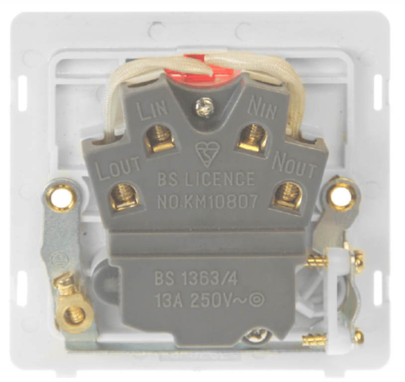 Click Definity Complete Matt Black 13A Lockable Double Pole Switched ...