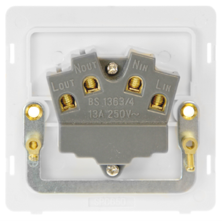 Click Definity Complete Matt Black 13A Lockable Fused Connection Unit ...