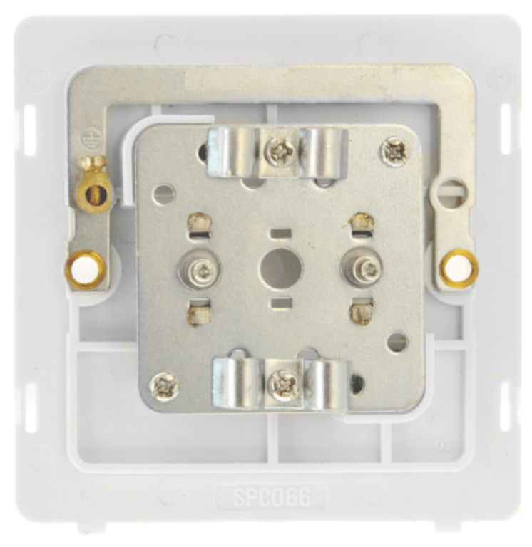 Click Definity Complete Brushed Stainless 2 Gang Non-Isolated Coaxial ...