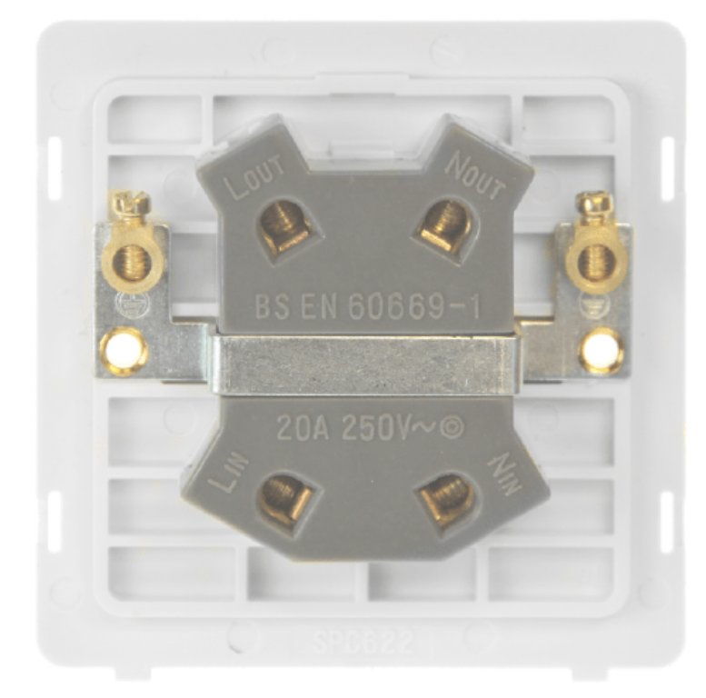 Click Definity Complete Brushed Stainless 20A Double Pole Ingot Switch ...