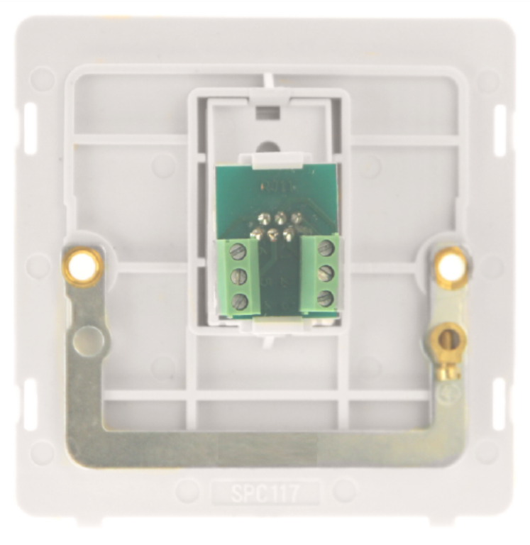 Click Definity Complete Polished Chrome 1 Gang RJ11 Irish/US Telephone ...