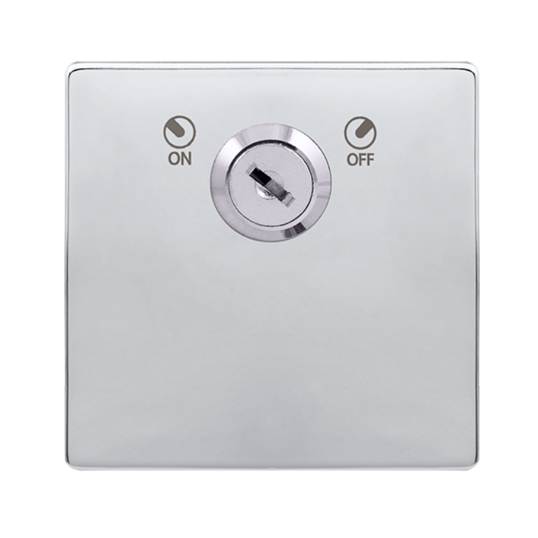 Click Definity Complete Polished Chrome 1 Gang 20A Double Pole Key ...