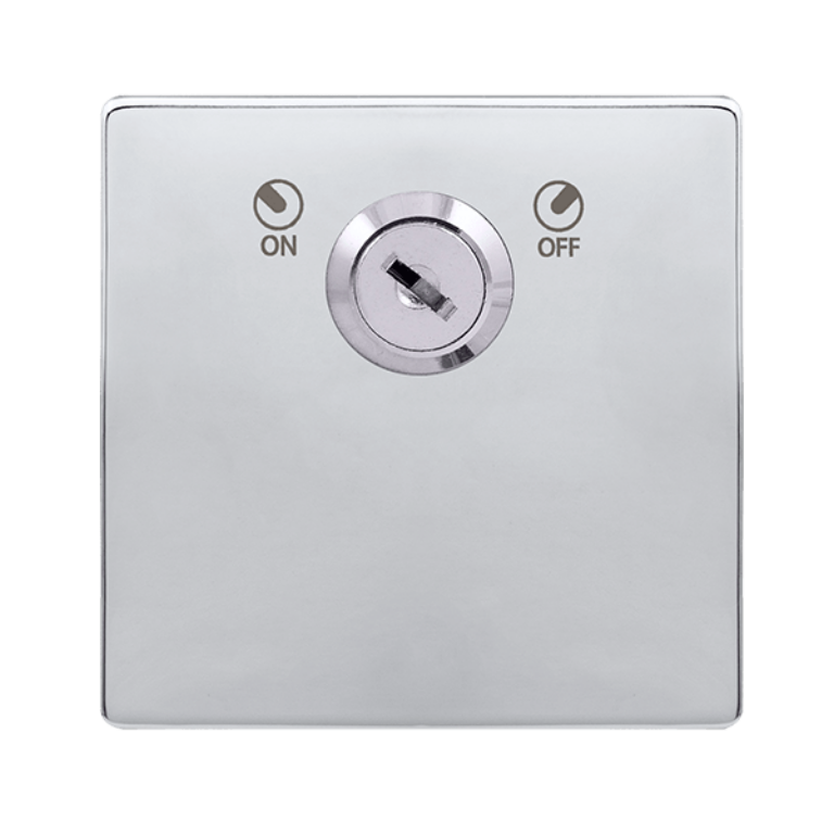 Click Definity Complete Polished Chrome 1 Gang 20A Double Pole Key ...