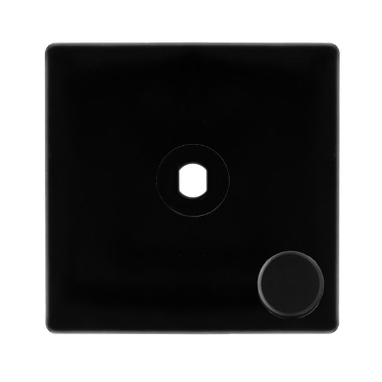 Click Definity Complete Metal Black 1 Gang Unfurnished Dimmer Plate ...
