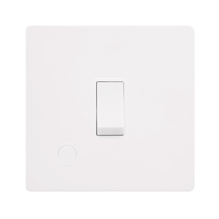 Click Definity Complete Metal White 20A Double Pole Switch with ...