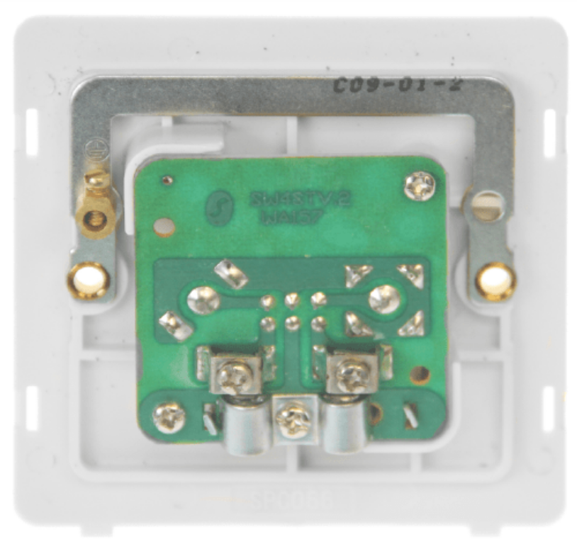 Click Definity Complete Metal White 2 Gang Isolated Satellite and ...