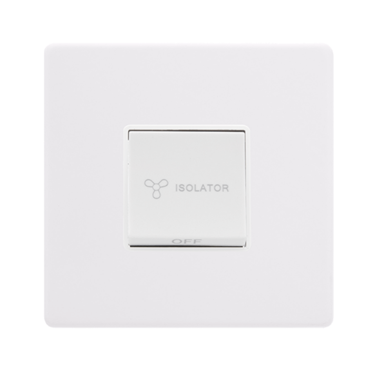 Click Definity Complete Polar White 10A 3 Pole Fan Isolation Switch ...