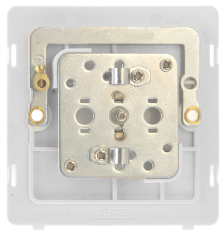 Click Definity Complete Polar White 1 Gang Non-Isolated Coaxial Outlet ...