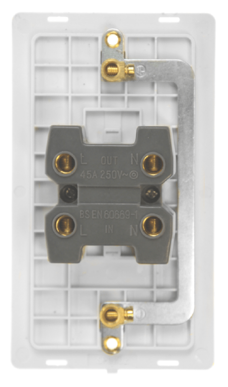 Click Definity Complete Polar White 50A Vertical Double Pole Switch ...