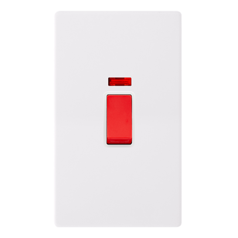 Click Definity Complete Polar White 50A Vertical Double Pole Switch ...