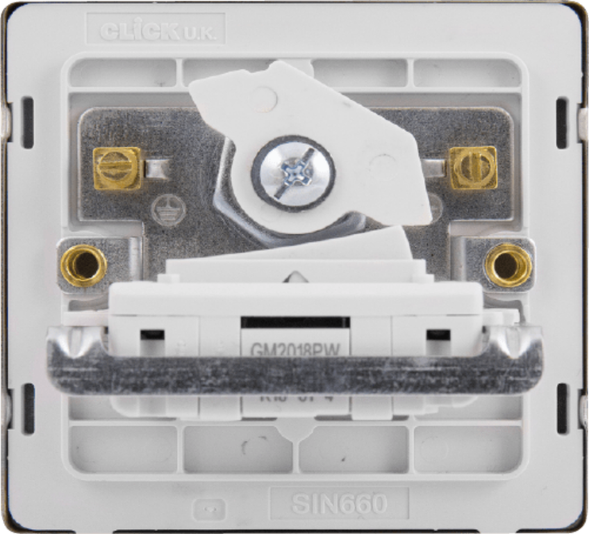 Click Definity Complete Polar White 1 Gang 20A Double Pole Key Lockable ...