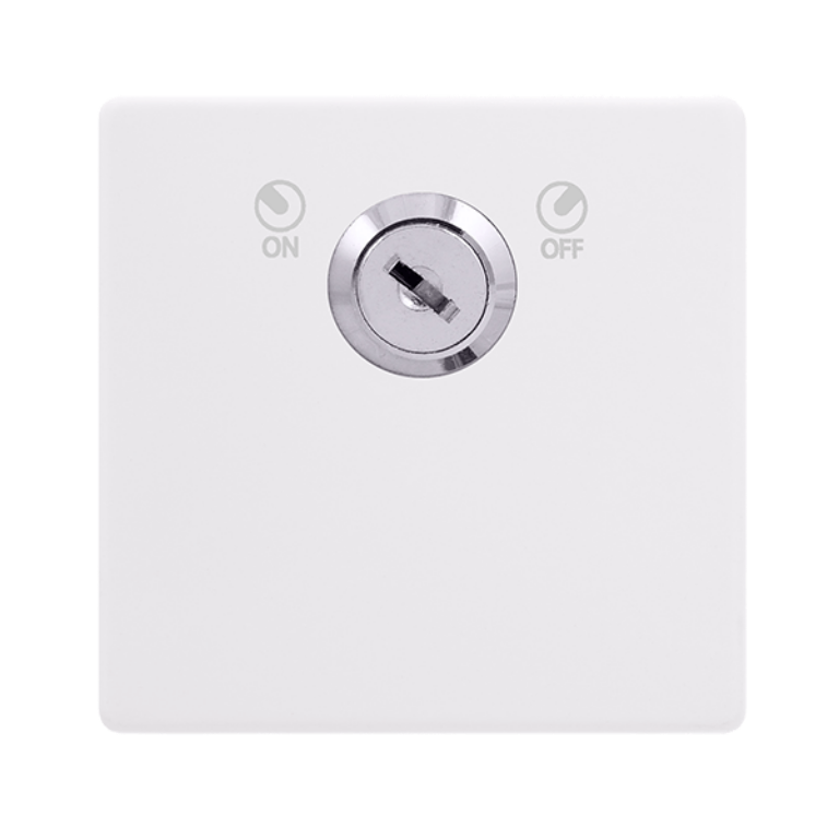 Click Definity Complete Polar White 1 Gang 20A Double Pole Key Lockable ...