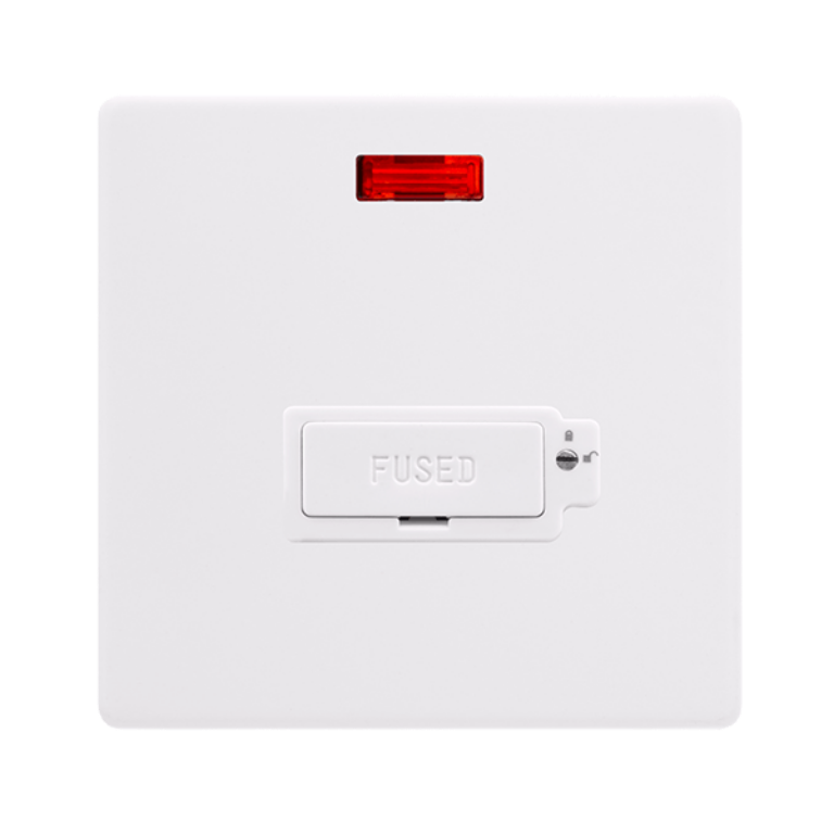 Click Definity Complete Polar White 13A Lockable Fused Connection Unit ...