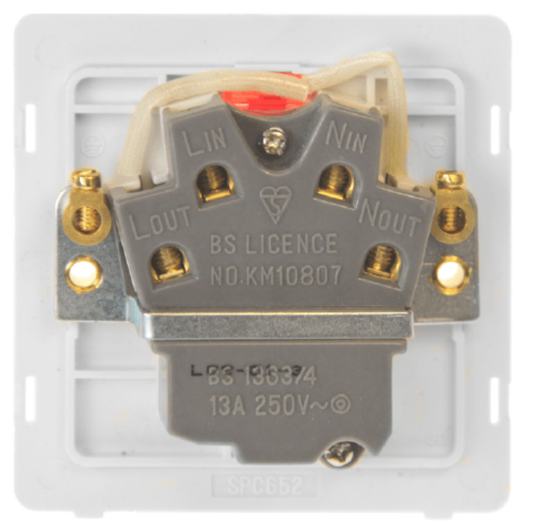 Click Definity Complete Stainless Steel 13A Double Pole Ingot Switched ...